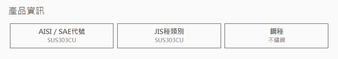 SUS303CU | 不鏽鋼圓棒 | 6-3 圓棒．鋼圓棒．不鏽鋼圓棒．鐵圓棒．銅圓棒．鋁圓棒．塑膠圓棒．壓克力圓棒．陶瓷圓棒．玻璃圓棒．實木 ...
